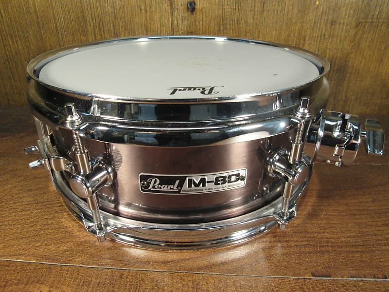 Pearl M-80 10 X 4 Mountable Snare Drum Bronze NICE! | Reverb