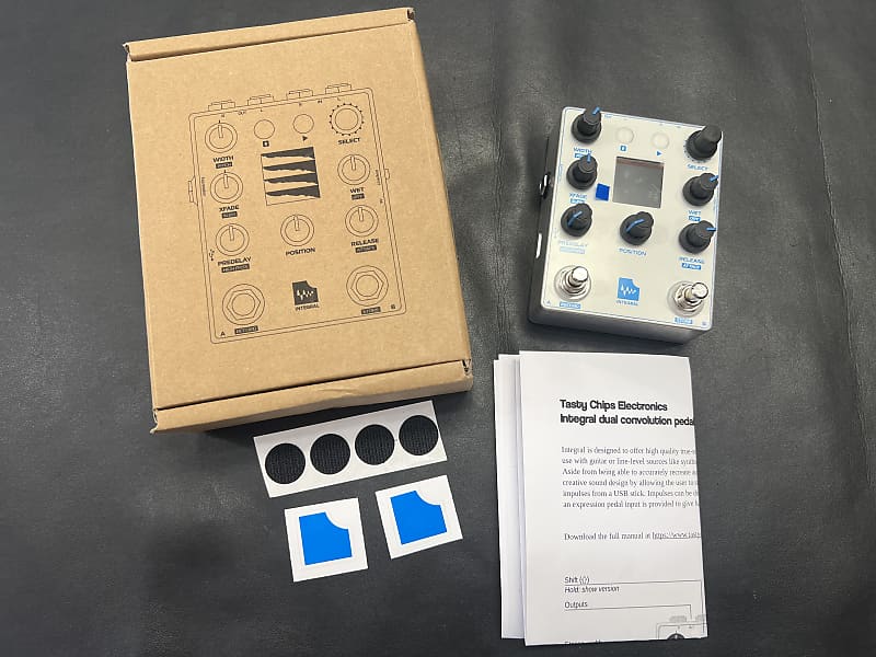 Tasty Chips Integral Dual Convolution Reverb Pedal 2020's - | Reverb