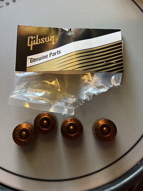 Genuine Gibson Speed Knobs - Amber | Reverb