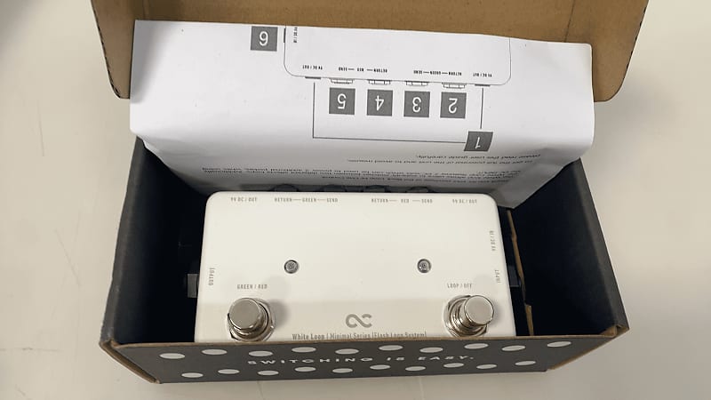 One Control White Loop Flash Switcher v2 Pedal | Reverb España