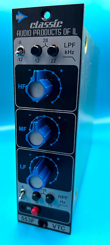 Classic-API (CAPI) 553F: 3-band 500-series compatible EQ | Reverb