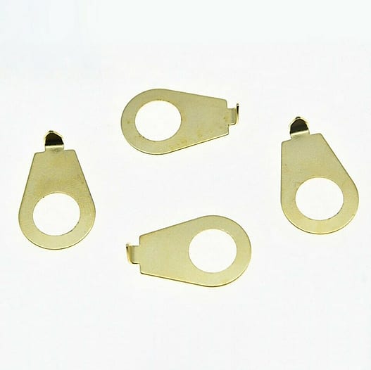 Guitar Knobs Pointer Plates 4pcs Chrome For Les Paul Guitars | Reverb