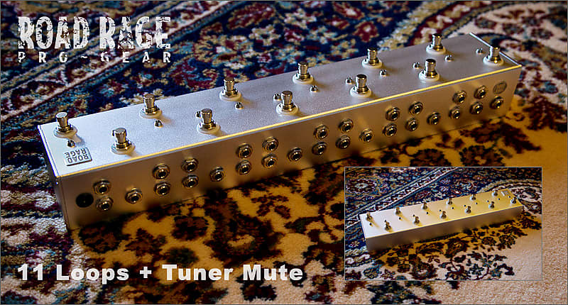 Road Rage 11 Loop + Tuner Mute Staggered Angled Style True | Reverb UK