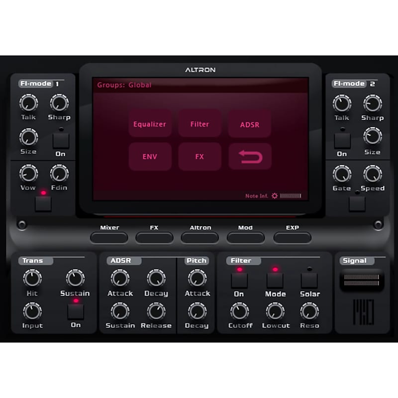 Beyron Audio Altron Sample-Based Synthesizer | Reverb