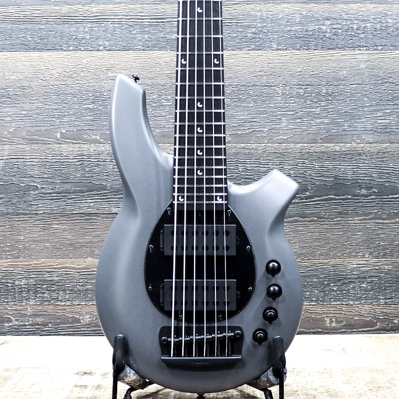 Ernie Ball Music Man Bongo 6 HH Titan Gray Matte Finish | Reverb