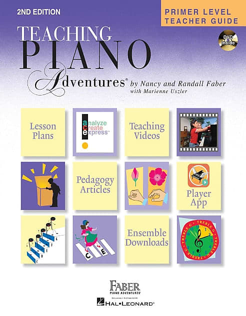 Piano Adventures Primer Level - Teacher Guide w/DVD 2nd | Reverb