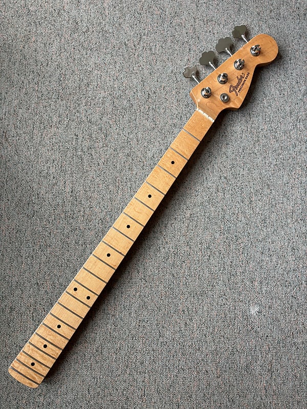 Fender Licensed Warmoth Maple Cap Precision Bass Neck & | Reverb