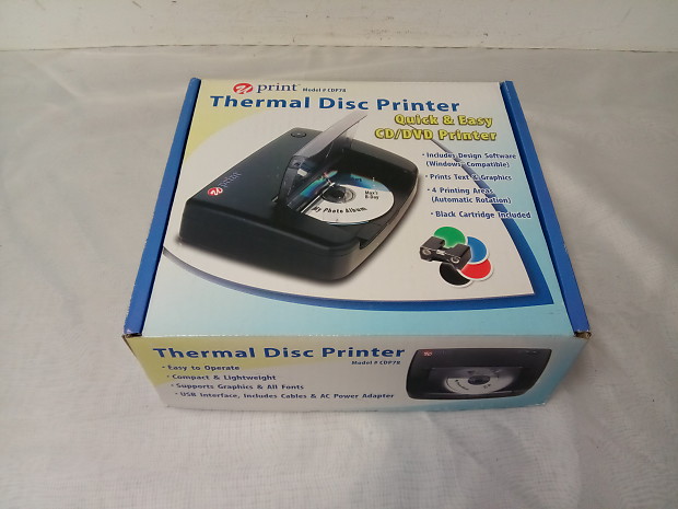 UPrint Thermal Disc CD/DVD Printer with Four Additional | Reverb