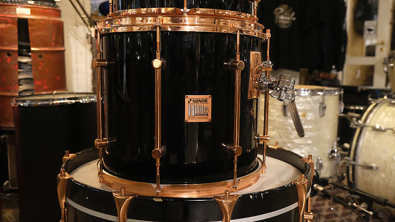 Sonor Hilite Exlusive 15x13 Tom Tom 90s - Black | Reverb