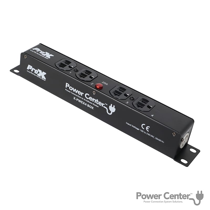ProX X-PW EX4 BOX New Slim Indoor Power Connector Box for 4X | Reverb