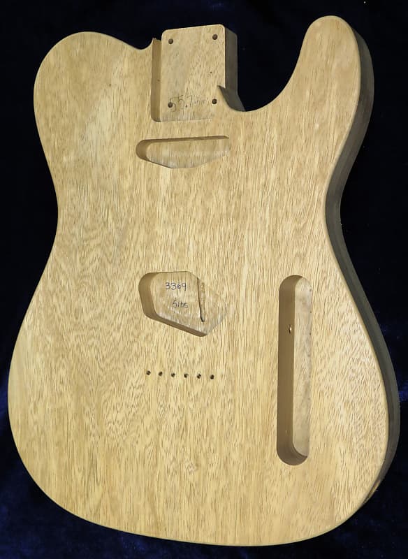 2 Piece Korina Wood Telecaster Tele Body Standard 5lbs #3369 | Reverb