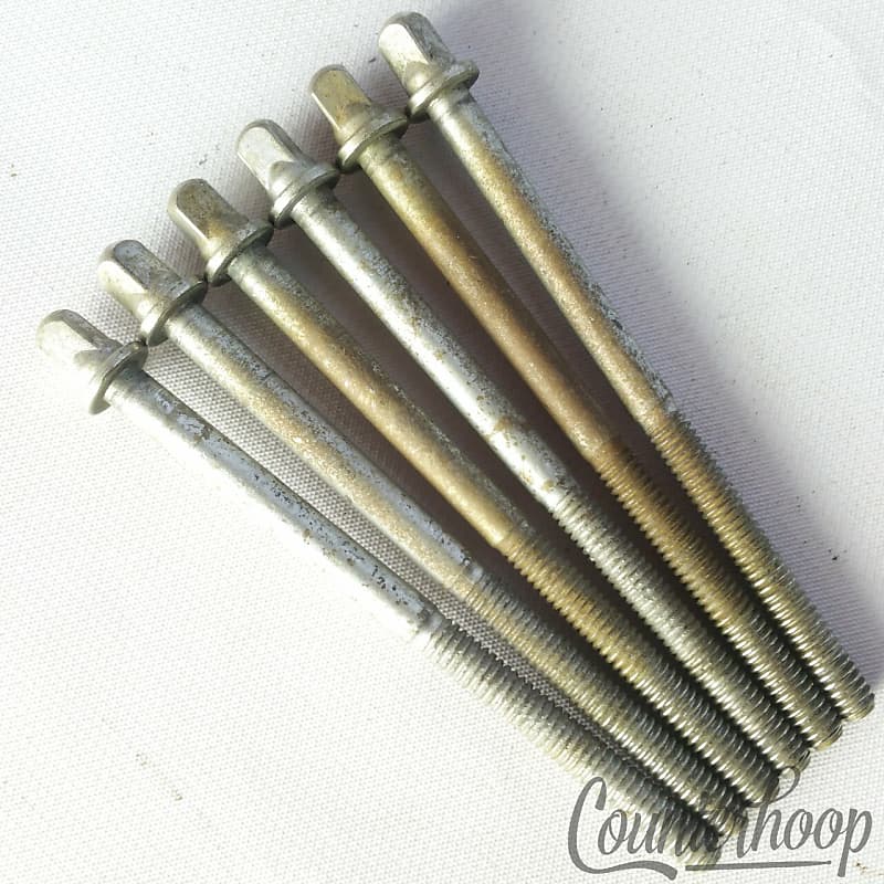 Ludwig 6x 3 3/8"Tension T-Rods Snare/Floor Tom Drum Vintage | Reverb