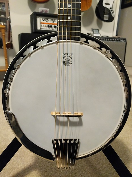 Deering Boston "Guitanjo" 6-string Banjo w/Case | Reverb