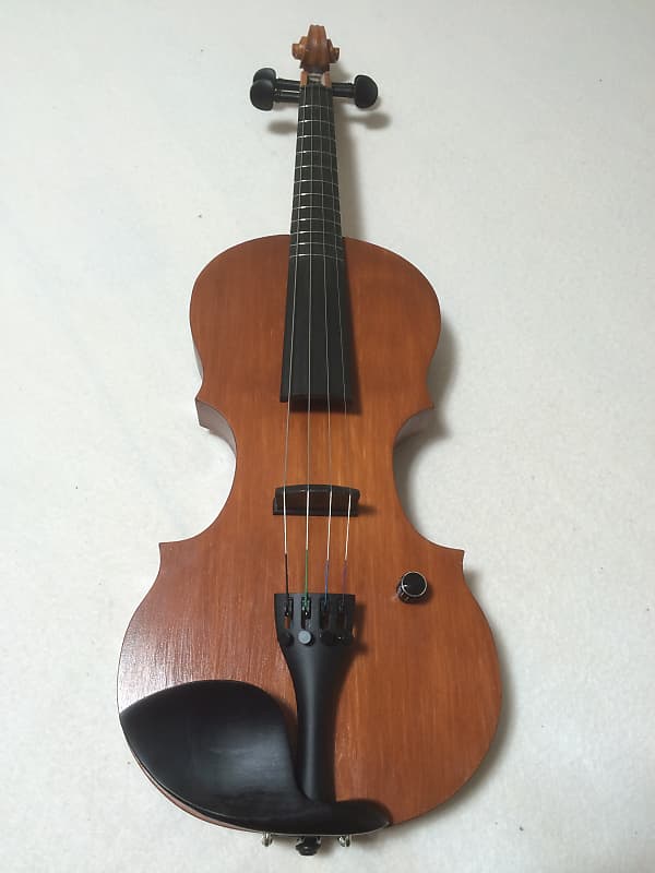 Violin. Handmade fretted electric | Reverb