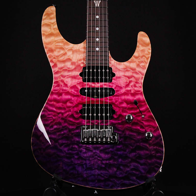 Suhr Modern Custom Color Trans Purple Gradient w/ Purple Back | Reverb