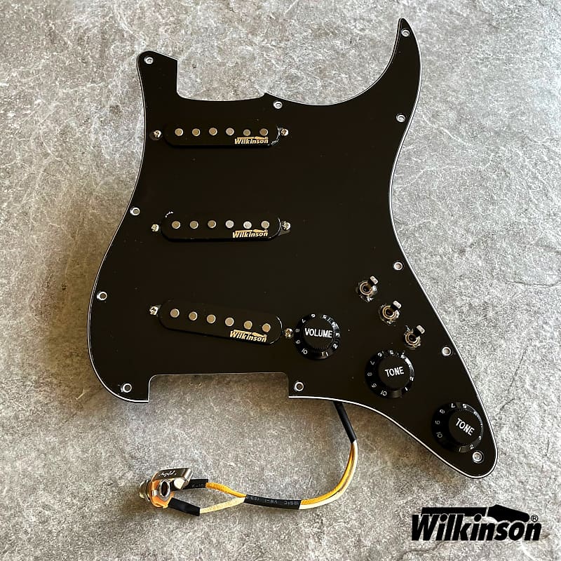 Wilkinson Prewired Pickguard Three Mini Toggle Switches Fully | Reverb