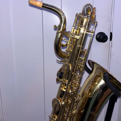 Mendini by Cecilio Semi-Pro Baritone Saxophone 2023 - Gold | Reverb