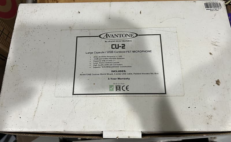 Avant Electronics Avantone CU2 Large Capsule Microphone | Reverb