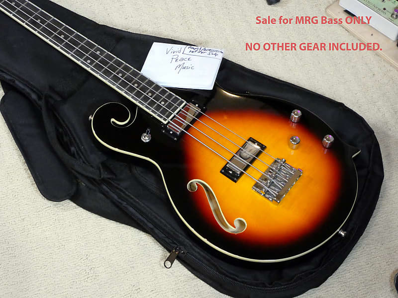 Eastwood MRG Studio Bass Sunburst with Gig Bag SUPER Minty! | Reverb
