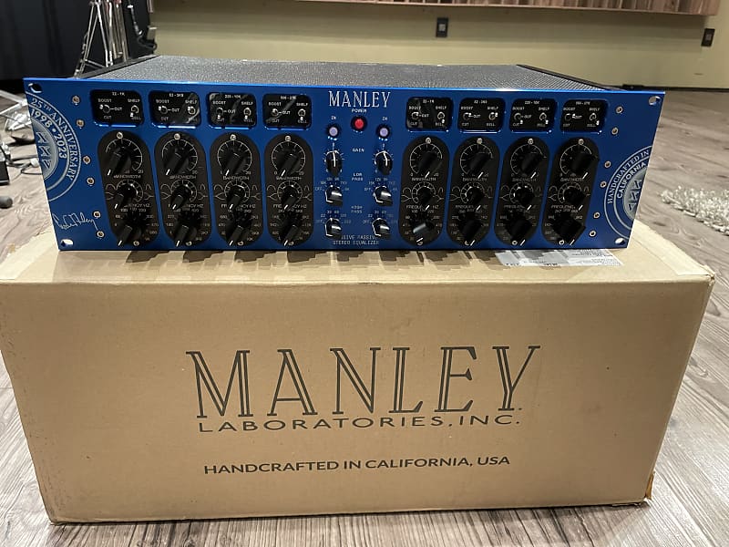 Manley Labs Massive Passive Stereo Tube EQ XXV Anniversary | Reverb