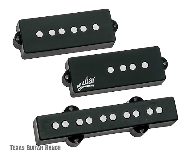 Aguilar AG 5PJ-HC 5-string Hum-canceling PJ Bass Pickup Set | Reverb