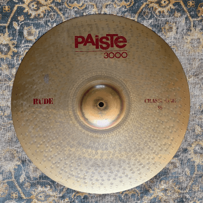 Paiste 18" 3000 RUDE Crash/Ride Cymbal | Reverb