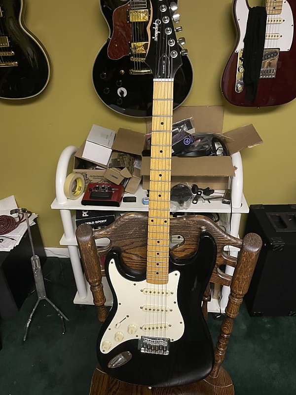 Epiphone Stratocaster Mid 90s - Black | Reverb