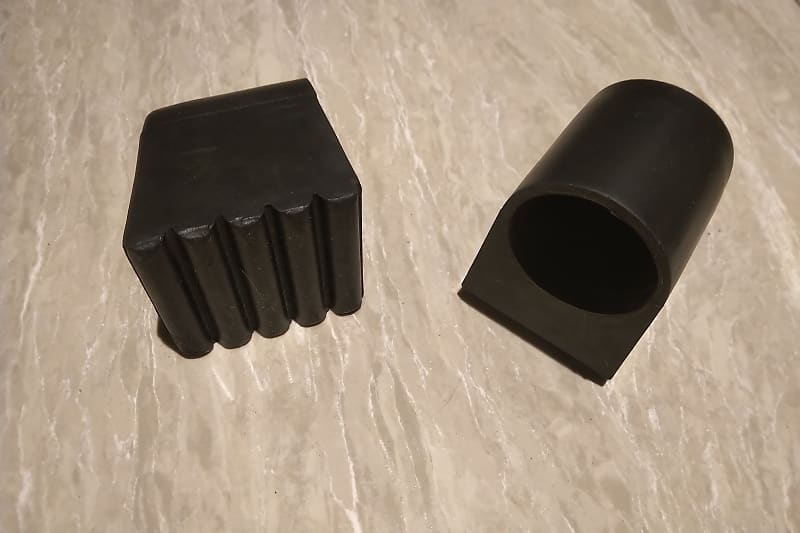 Roland Rubber Rack Feet - Trapezoid shape (pair) black | Reverb