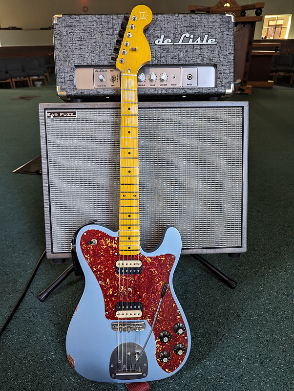 Rosser Telecaster - Ice Blue relic - Halon and Descendant | Reverb