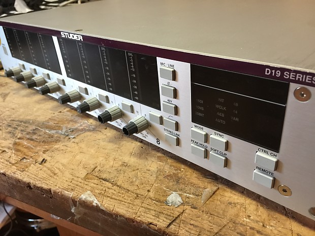 Studer D19 MicAD Series 8-Channel Mic Pre w/AES AD Converter | Reverb