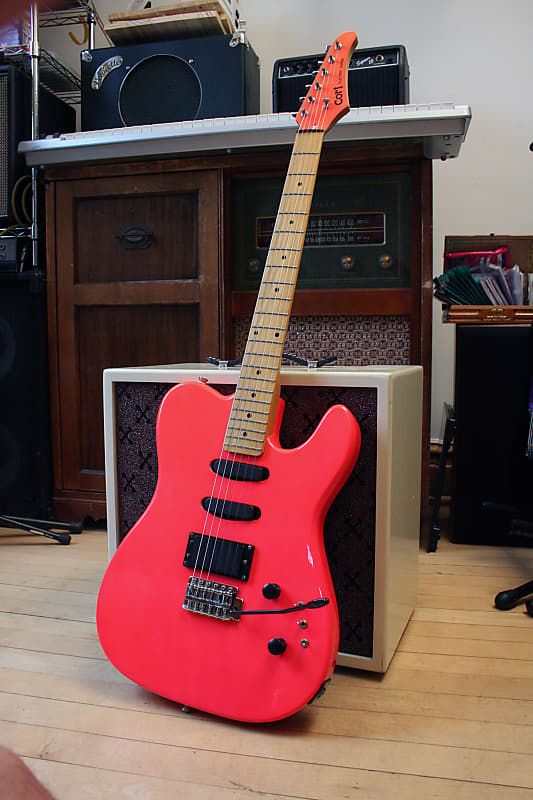 Vintage Cort Electric Guitar Tele/Strat Hybrid | Reverb