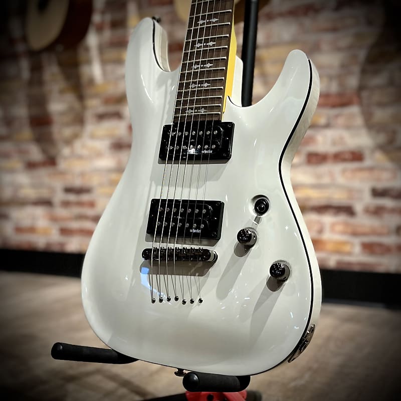 Schecter Omen-7 2067-SHC - Vintage White | Reverb Canada