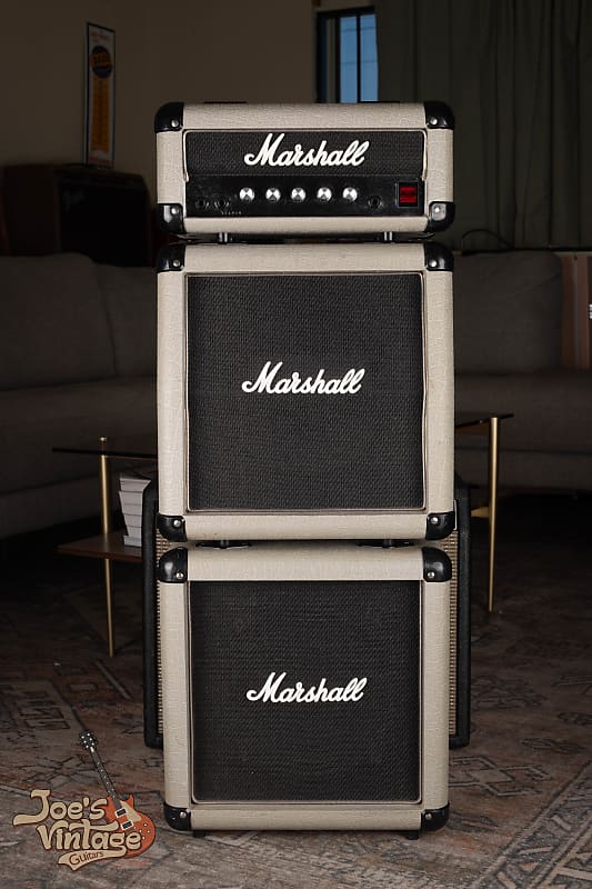 Marshall 25/50 Silver Jubilee Micro Stack 1980s - Silver - UK | Reverb