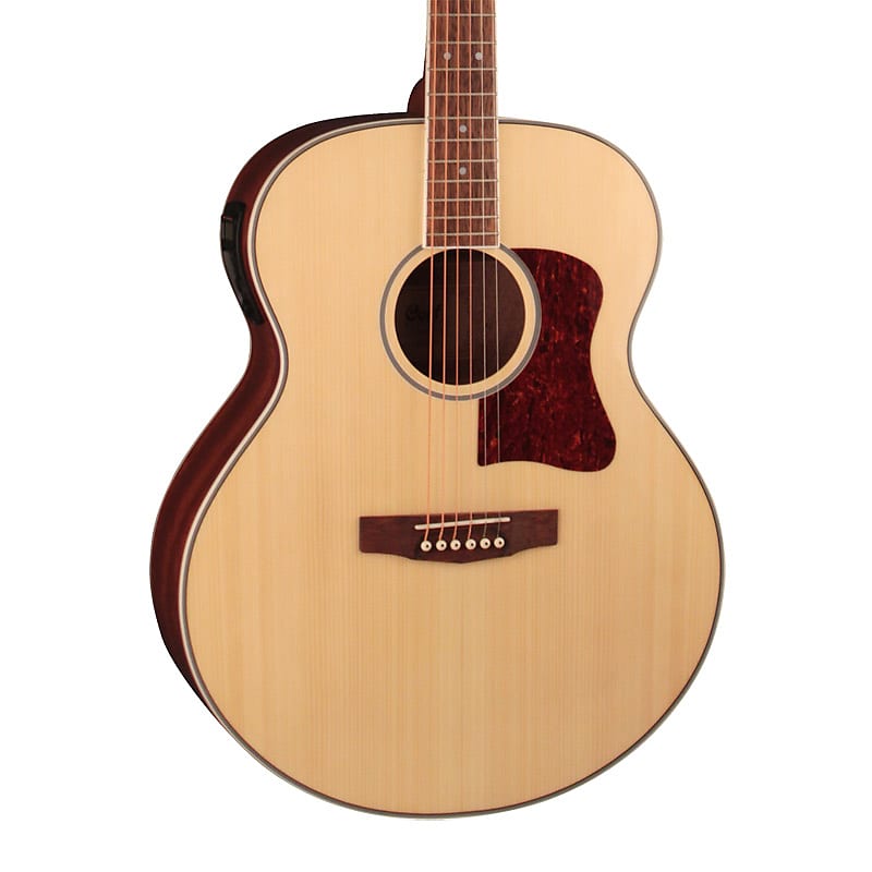 Cort CJ-MEDX Electro-Acoustic Guitar, Natural | Reverb