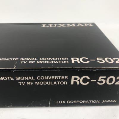Luxman ; RC-502 Remote Signal Converter | Reverb