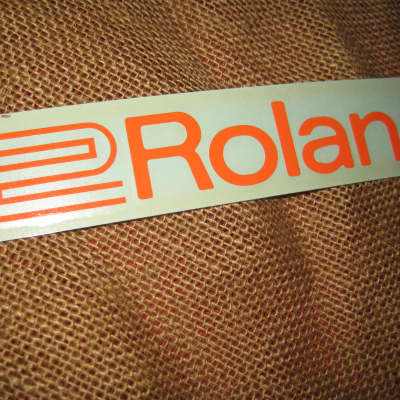 Roland Logo Sticker from Late '80's | Reverb