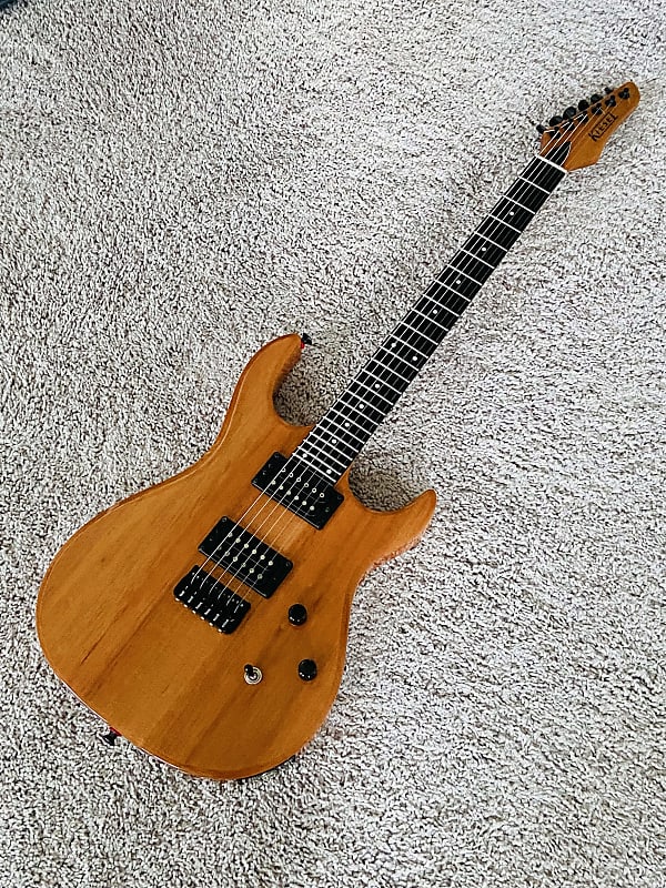 2019 Kiesel DC127 neck-through mahogany electic guitar, made | Reverb