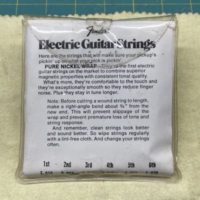 Vintage 1970s Fender F-150 Electric Guitar Strings - complete | Reverb