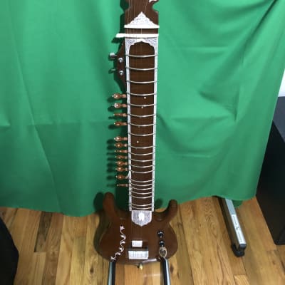 Authentic Electric Sitar Guitar (Handmade in India) with | Reverb