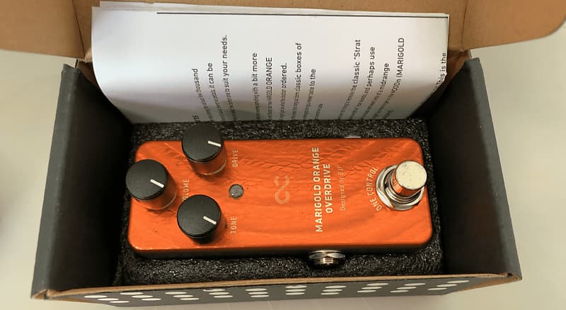 One Control Marigold Orange Overdrive Pedal | Reverb