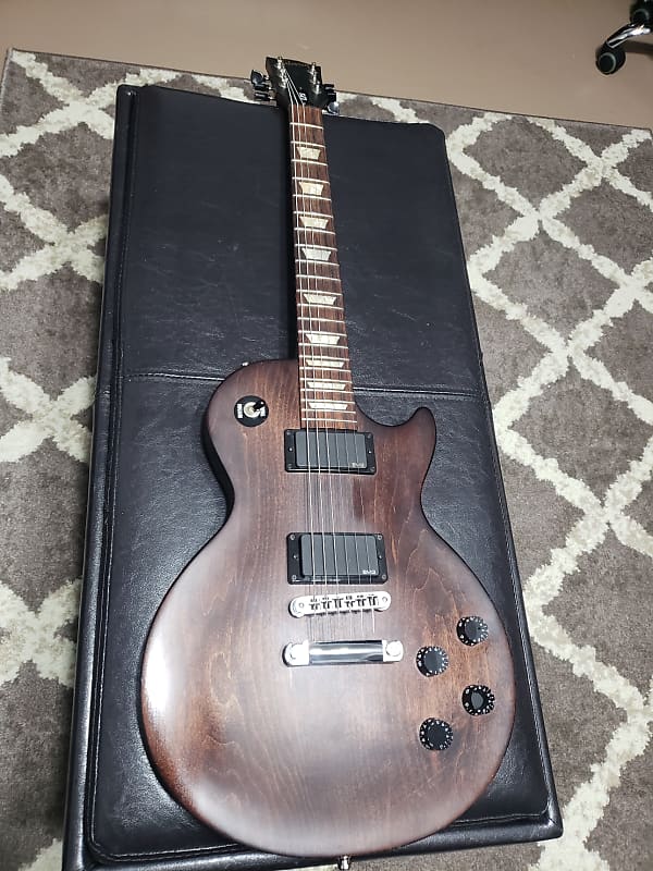 Gibson Les Paul Studio LPJ EMG Lpj 2012 Worn Brown | Reverb