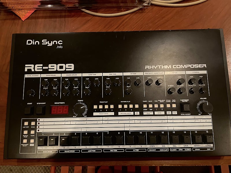 Dinsync RE-909 BLACK / 2024 | Reverb