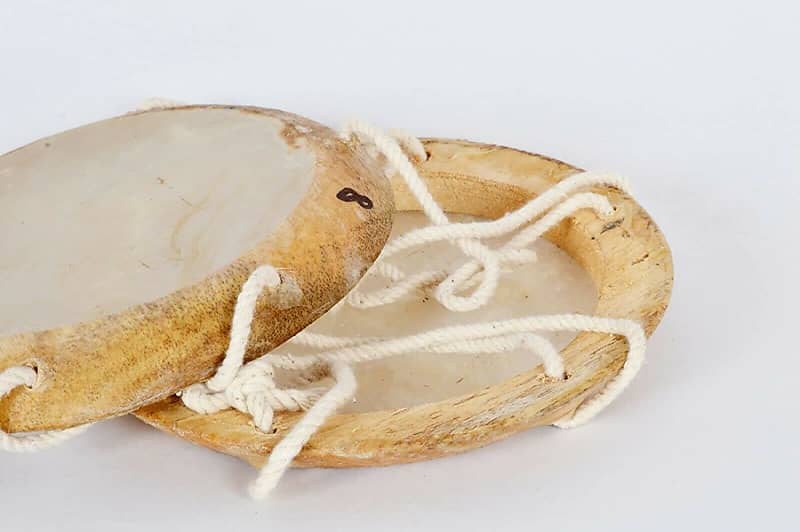 Handmade South Indian Drum Musical Instruments Wooden Udukkai | Reverb