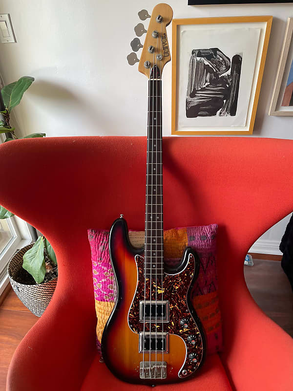 Univox Precision Bass Custom 1974 - Sunburst | Reverb