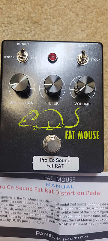 Demonfx Fat Mouse Distortion w/Filter Options based on the | Reverb