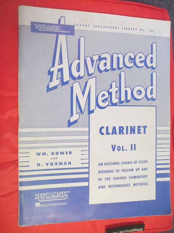 Rubank Advanced Method Clarinet Book 2 | Reverb