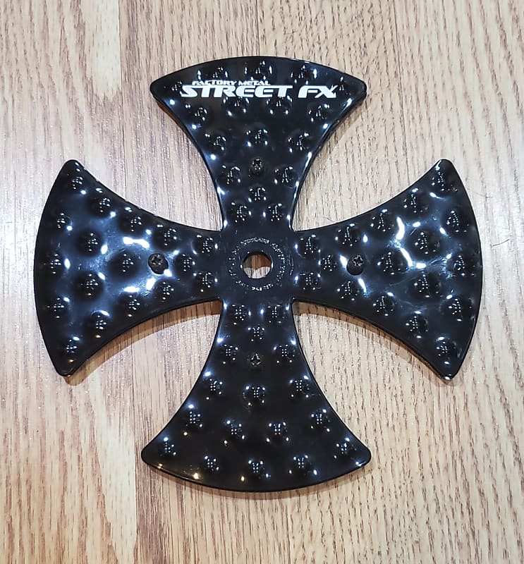 Factory Metal 8 inch Cross Crasher 2000s Black | Reverb