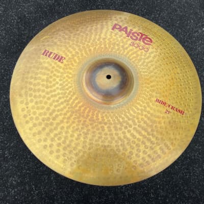 Paiste Rude 3000 21" Crash / Ride Cymbal - Hard to find | Reverb