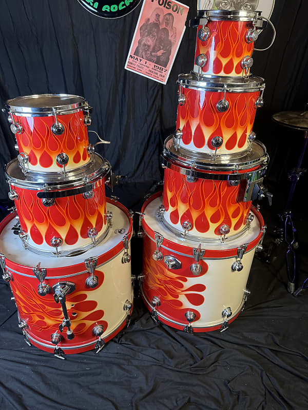 Rikki Rockett's Poison, 1990-1992 Flesh and Blood Tour DW | Reverb