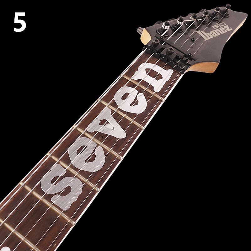Seven Guitar Fingerboard Inlay Fretboard Sticker Decal | Reverb